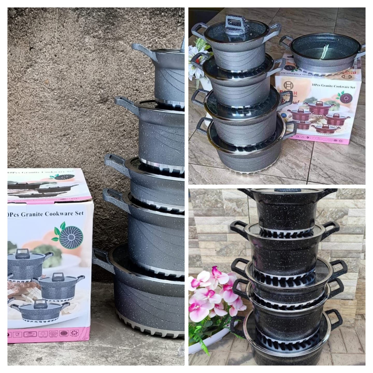 Best price for NON STICK COOKWARE SETS. HIGHLY ASKED Bosch 10pcs ...