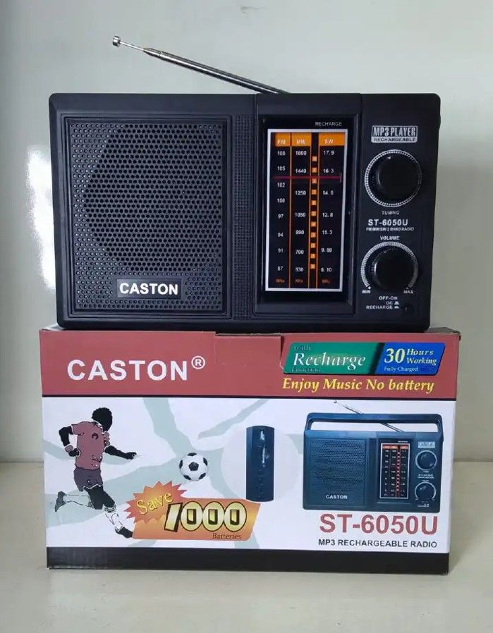 Best price for CASTON ST-6050U PORTABLE FM/MP3/USB RECHARGEABLE RADIO ...