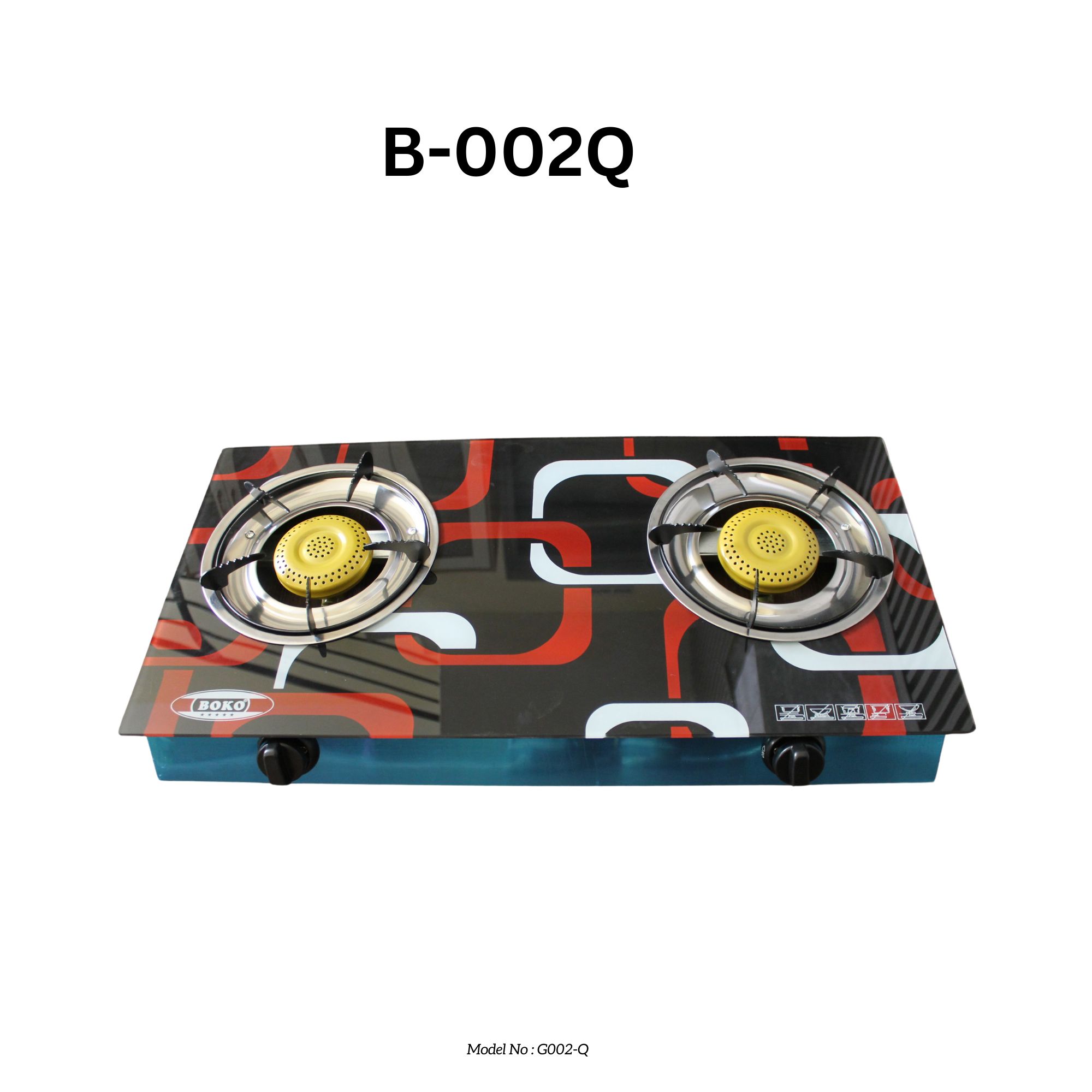 Exclusive discounts for BOKO B-002Q Red Chain Glasstop 2 Double Burner ...