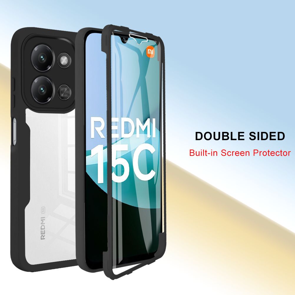 Best price for 360 Full Protection Case for Xiaomi Redmi 15C 15 A5 14C ...