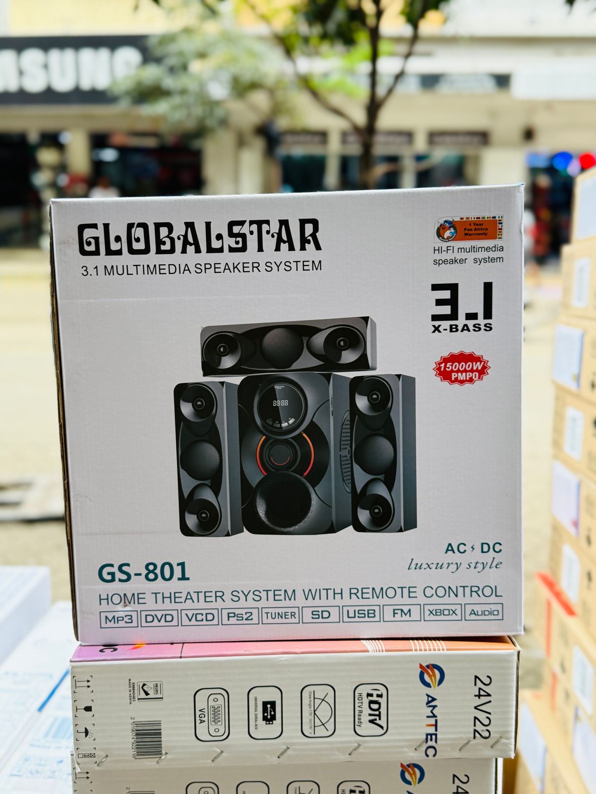 Best price for GLOBALSTAR 3.1 CH SUBWOOFER HOME THEATRE SPEAKER SYSTEM ...