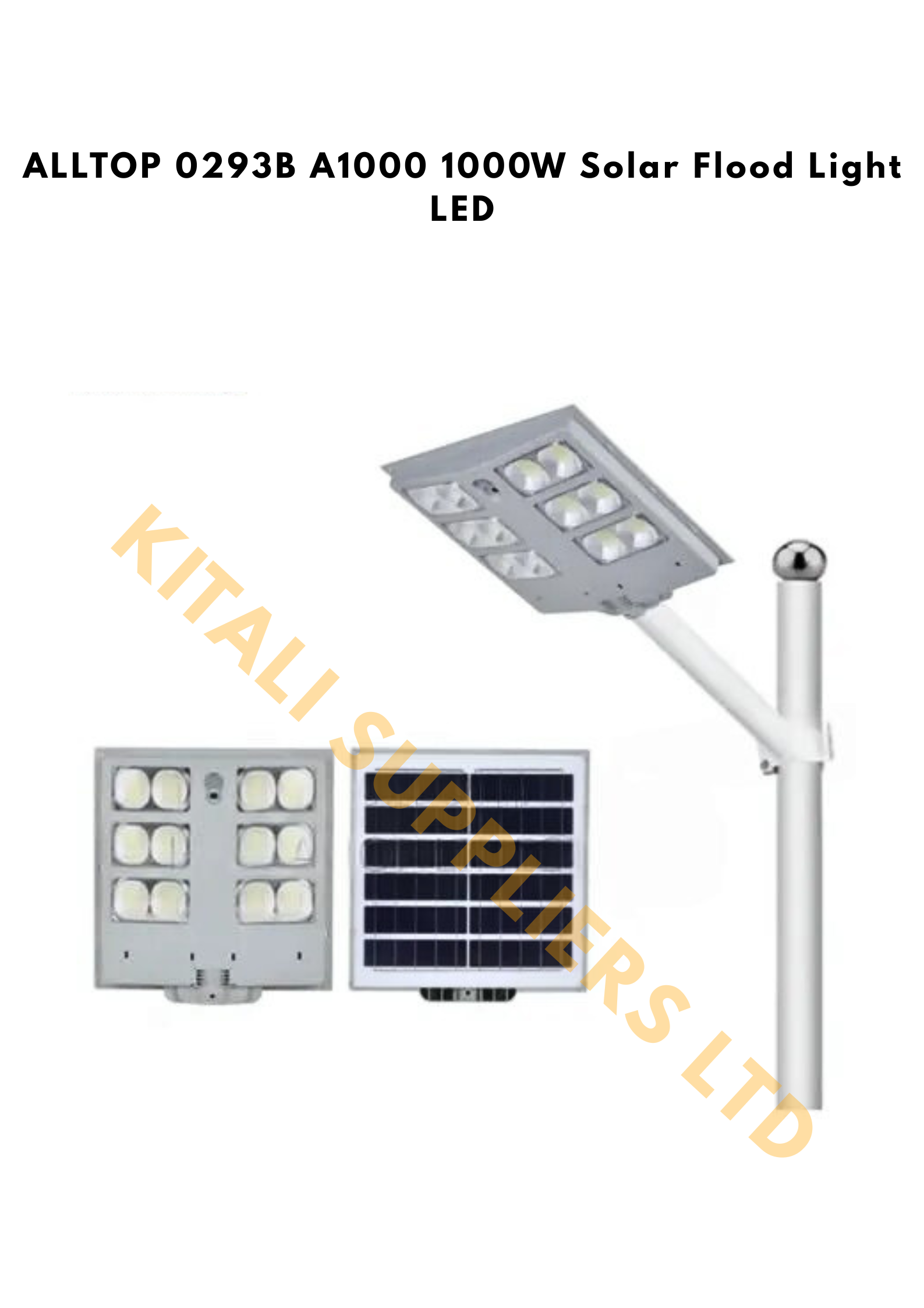 Best price for ALLTOP 0293B A1000 – 1000W Solar Flood Light LED ...