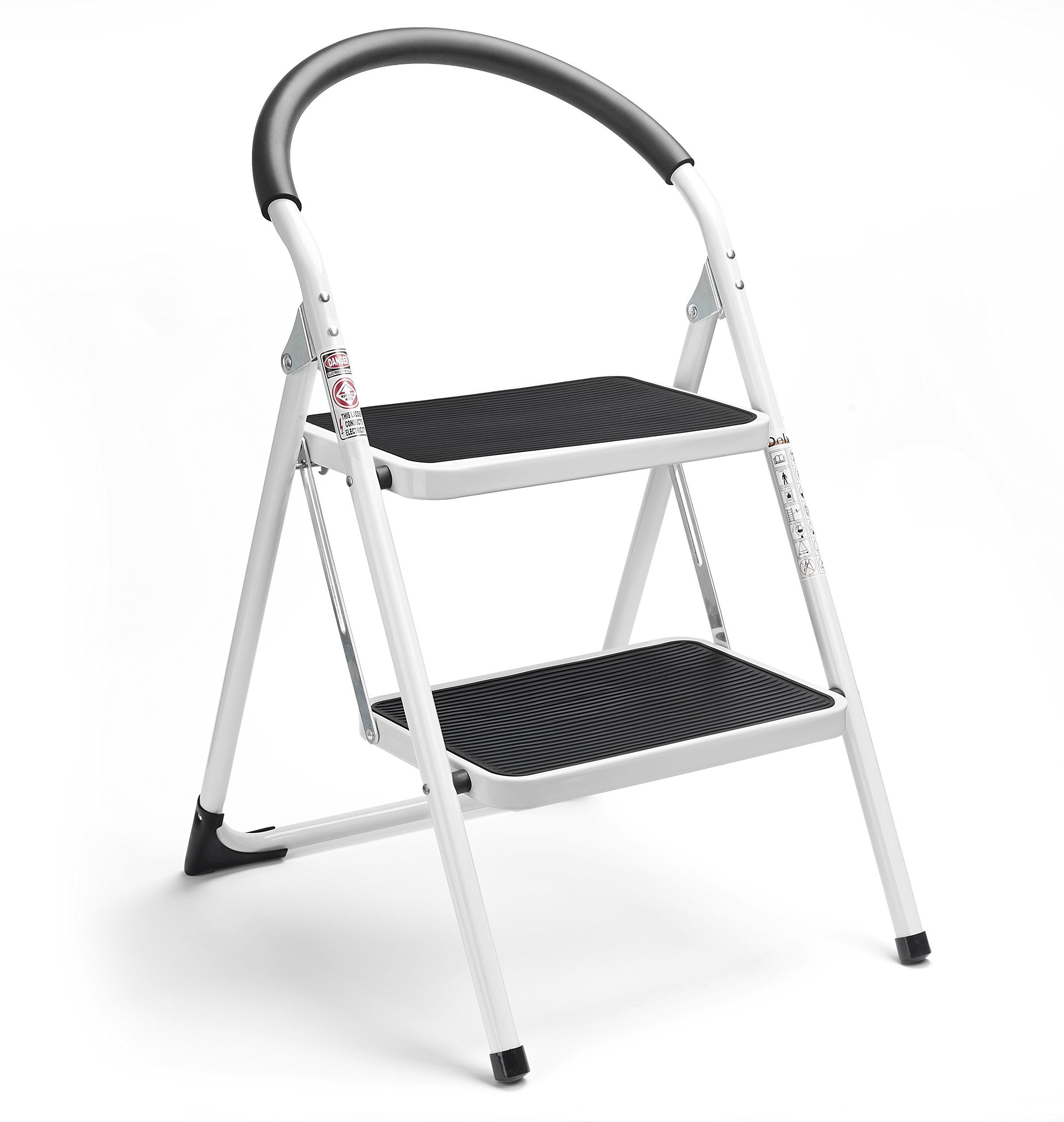 Best price for Foldable 2-Tier Stepping Ladder – Strong, Portable ...