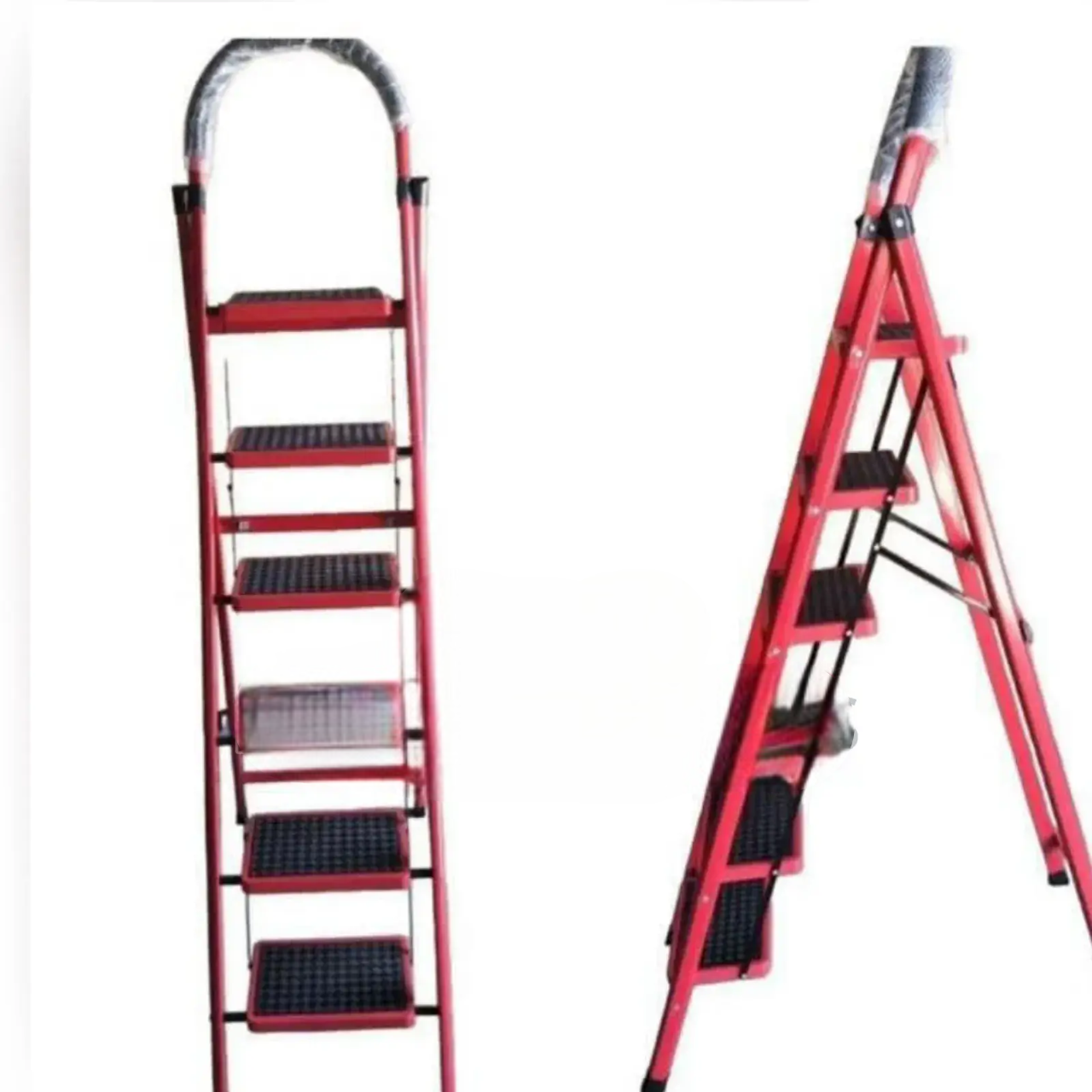 Best price for Foldable 6-Tier Stepping Ladder – Extra Tall Heavy-Duty ...