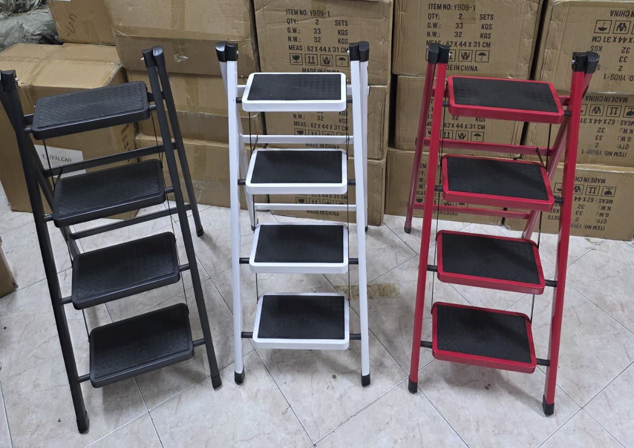 Best price for 4-Step Collapsible Ladder – Heavy-Duty Foldable ...