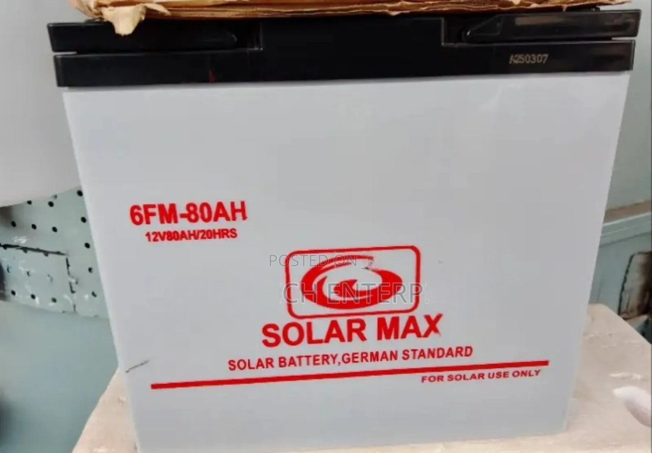 Best price for SolarMax 80Ah Deep Cycle Gel Battery – Long-Lasting ...