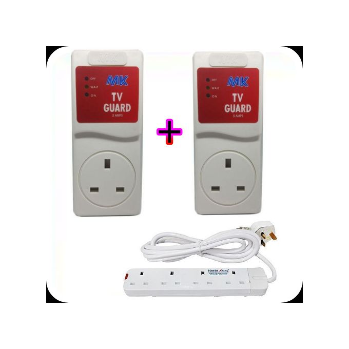 Best price for Power King 4 Way Socket Power Extension 3M Cable+ Free 2 ...