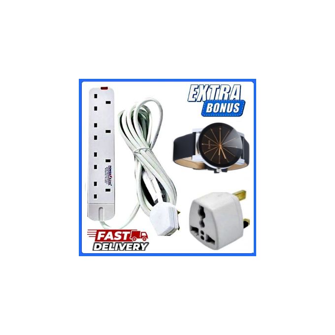 Best price for Power King Best 4 Way Power Extension with Long Cable+ ...