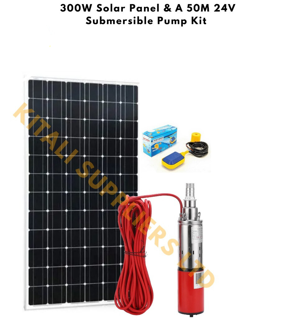 Best price for Solar water pump kit with 300W panel and 24V submersible ...