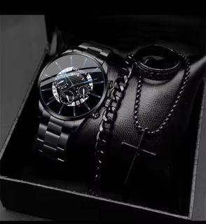 Best price for 4PCS Fashion Business Alloy Men's alloy quartz watch ...