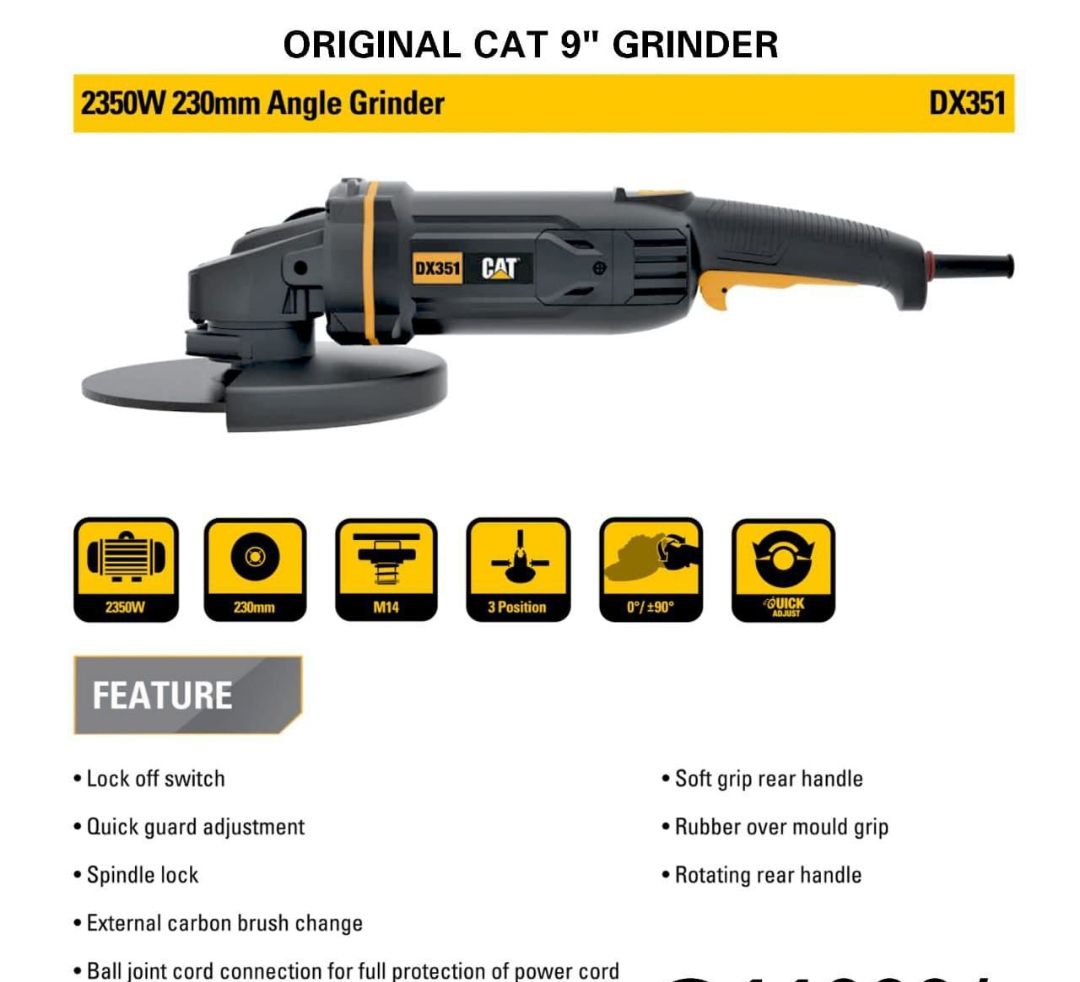 Best price for Original 9'' Comercial Angle Grinder ...lock off switch ...