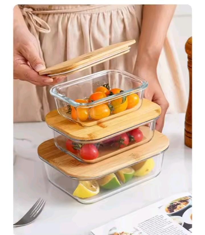 Best price for 🎀DONT MISS OUT🦋3in1 Snack Storage Box Set with Wooden ...