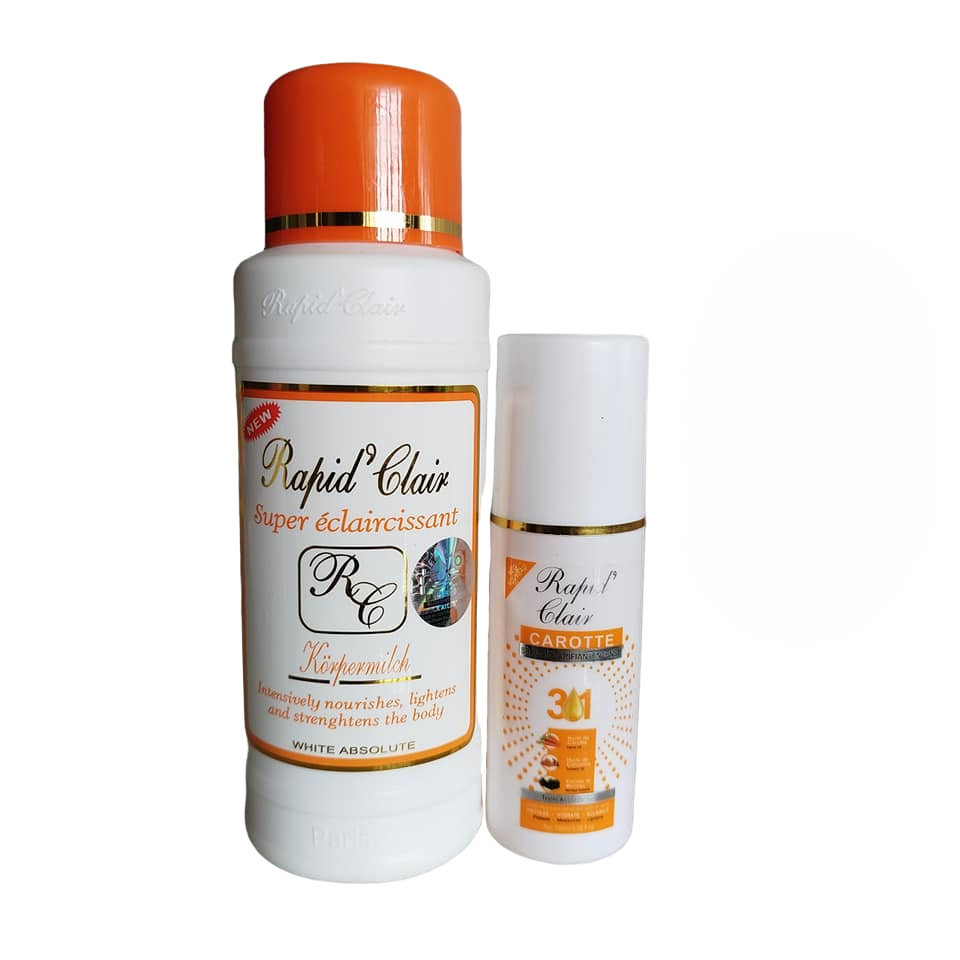 Best price for Rapid Clair super eclaircissant Lightening Body LOTION + SERUM. Moisturizes ...