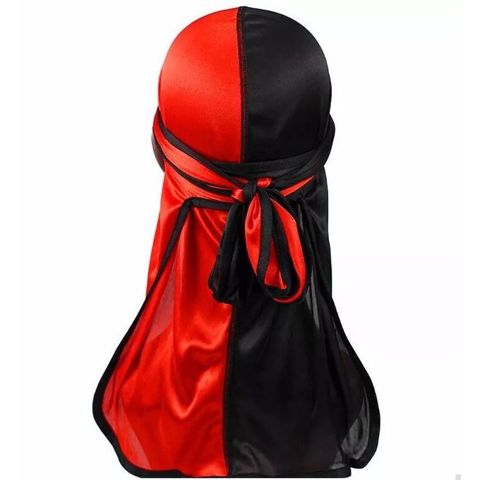 Best price for New Design Two Tone Men Silky Durag Hip-hop Rapper DuRag ...
