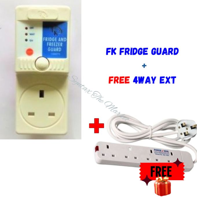 Best price for 4 Way Extension + Surge Protectors Fridge Guard Color-as ...