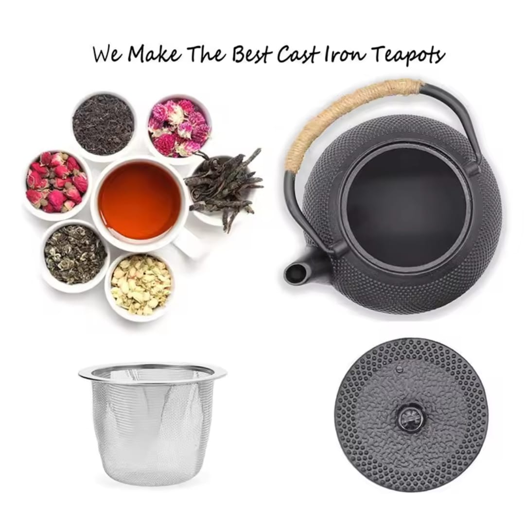Best price for 900ml Cast Iron Set Teapot Japanese Tea Tetsubin Pot ...