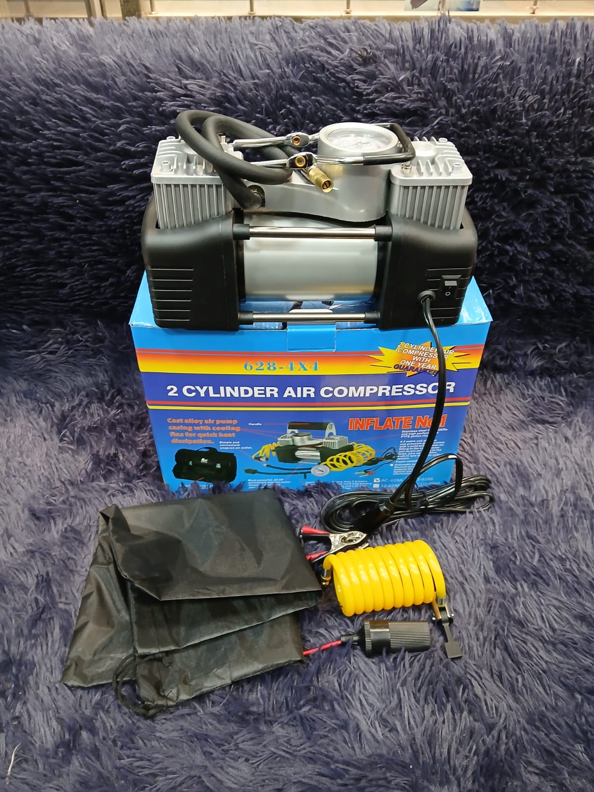 Best price for Double Cylinder Air Compressor Color-Multicolor Size-one ...