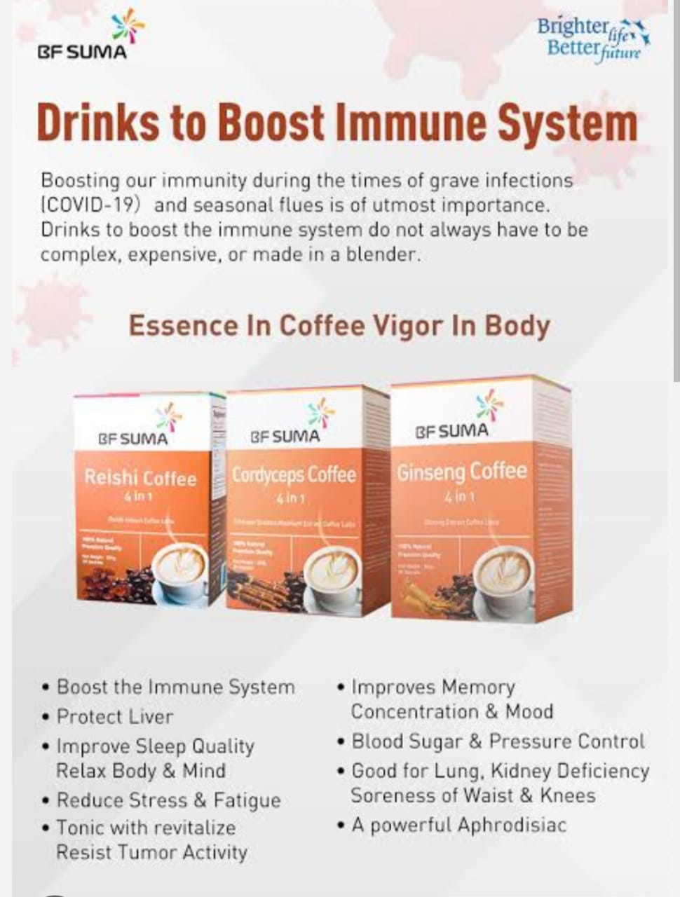 Best price for BF SUMA 4 in 1 REISHI COFFEE 20 SACHETS natural medical ...