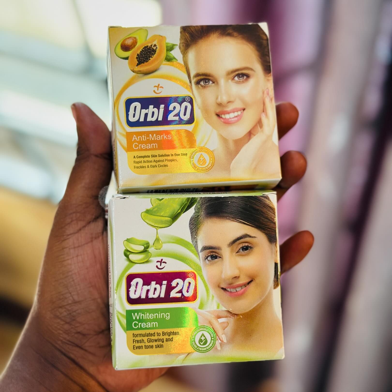 Best price for 2 Packs White Gold Orbi 20 Anti Marks Cream Removes ...