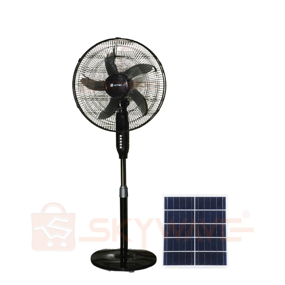 Best price for Amtec 18-Inch Solar Stand Fan + Solar Panel AM-1801 (12V ...