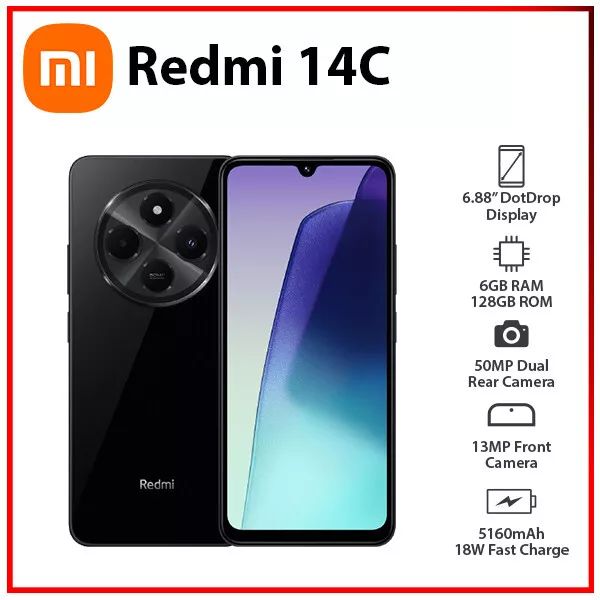 Best price for [NEW ARRIVAL] Xiaomi Redmi 14C 6.74" 128GB Storage+6GB ...