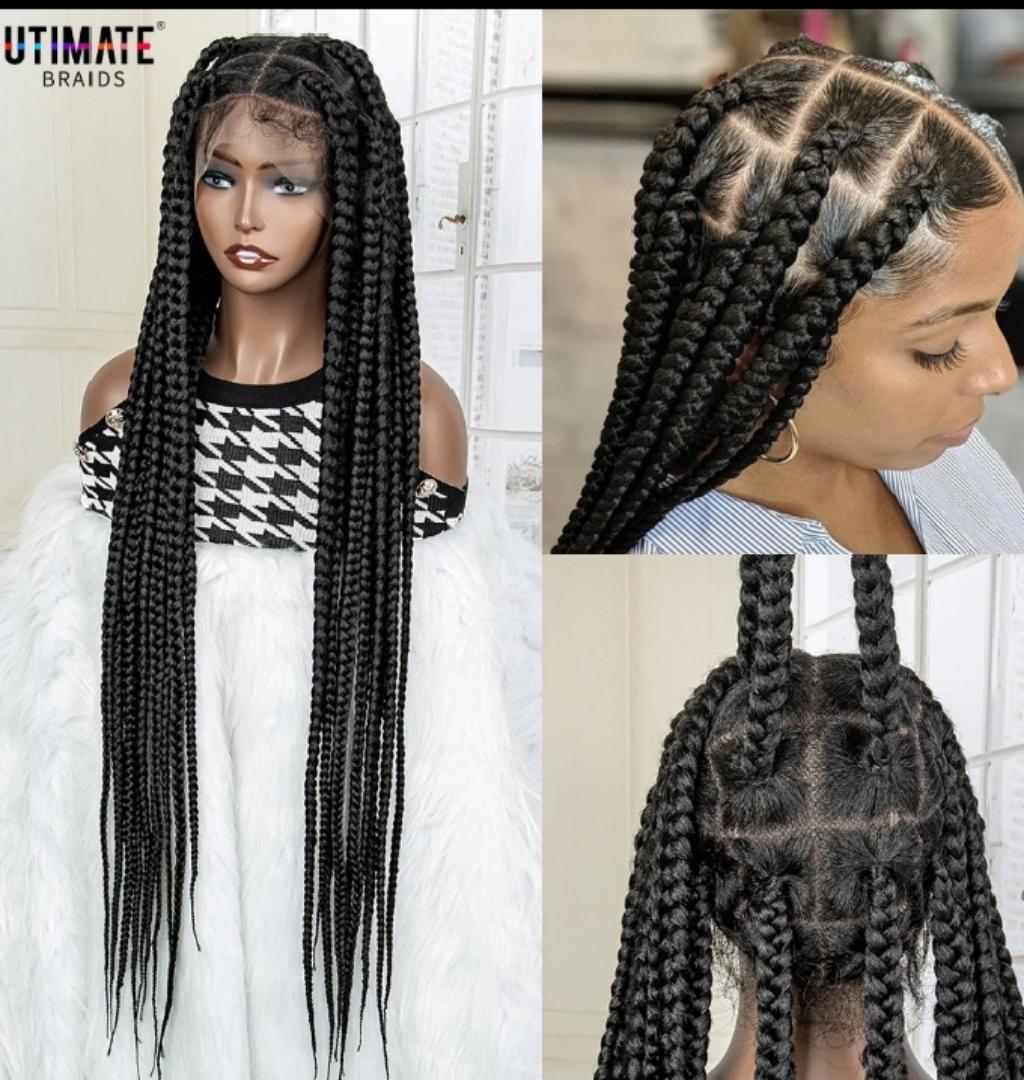 Best price for All round net braided wig Wigs Color-Black Wigs Length ...
