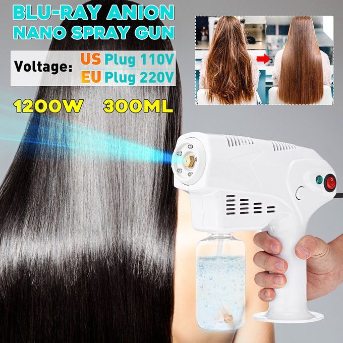 Best price for 1200W 300ML Portable Nano Steam Sprayer Blue Ray Anion ...