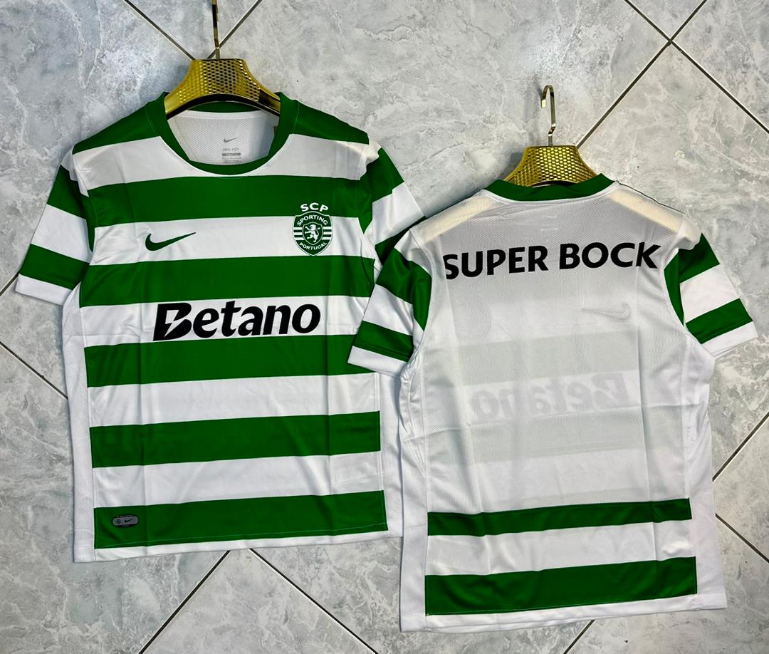 Best price for New Season Sporting CP 2025-2026 home kit. Color-As ...