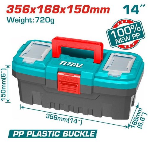Best price for TOTAL Tool Box, 14-inch Plastic Tool Boxes with Handle ...