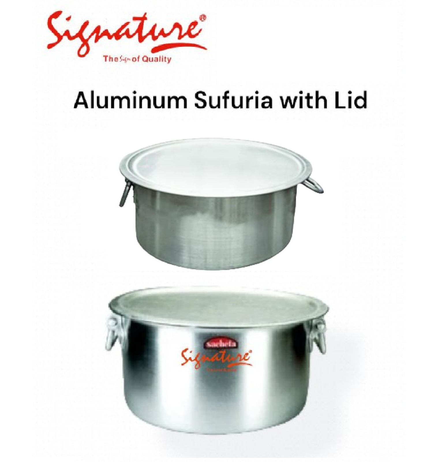Best price for Signature Giant Aluminum Sufuria with Lid and Handles ...