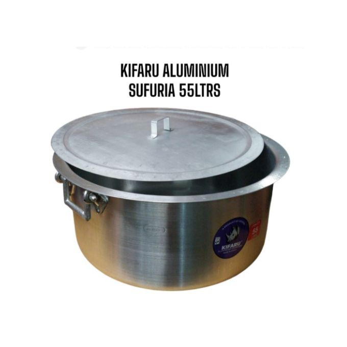 Best price for Kifaru 55 Ltrs Aluminium Sufuria With Handle And Lid ...