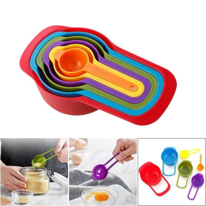 Best price for Measuring Cups and Spoons Set - 6 Pcs Colorful Kitchen ...