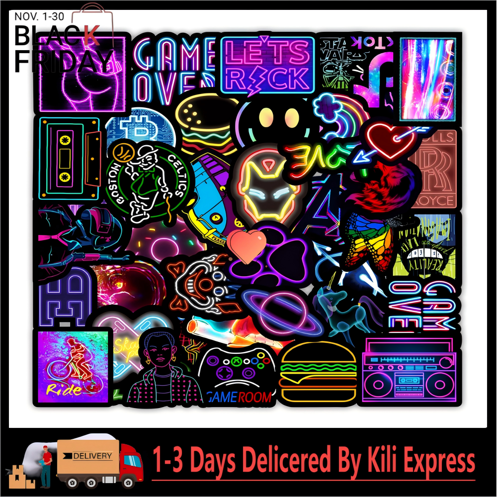 Black Friday Discounts for UPHUI 50PCS Stylish Universal DIY Stickers ...