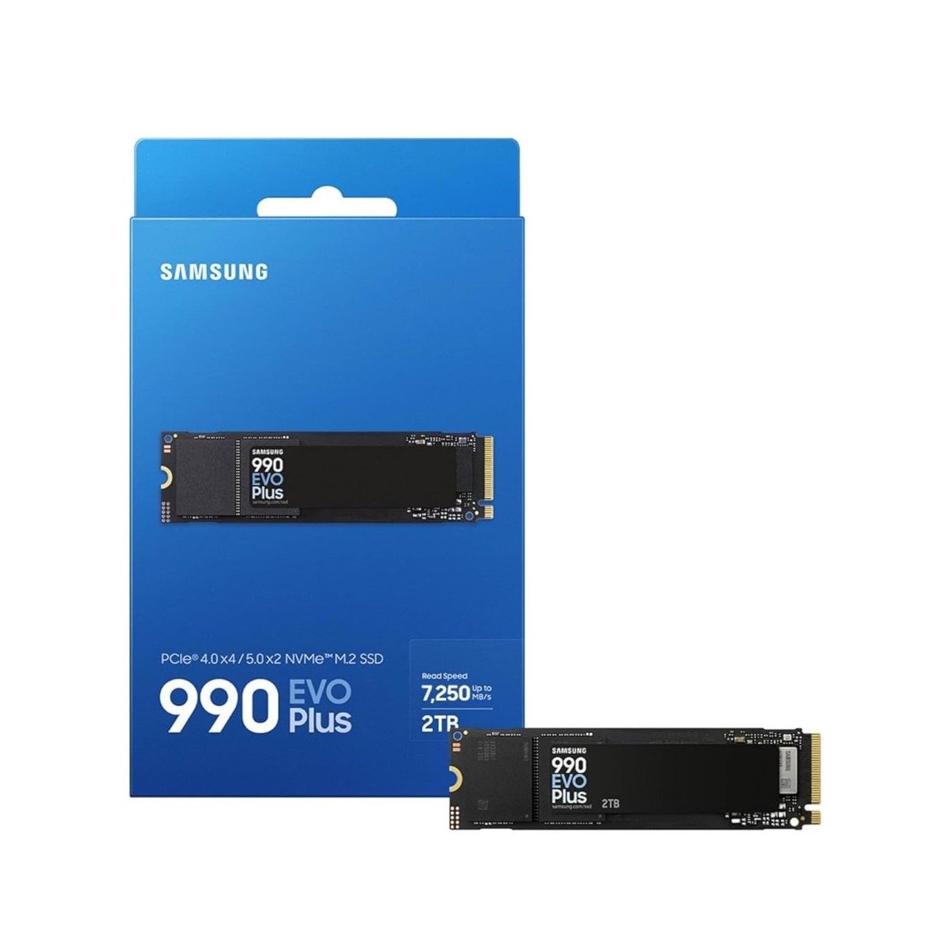 Best price for Samsung 990 EVO Plus SSD, PCIe Gen 4x4, Gen 5x2, M.2 2280 Storage-1GB 1001543658