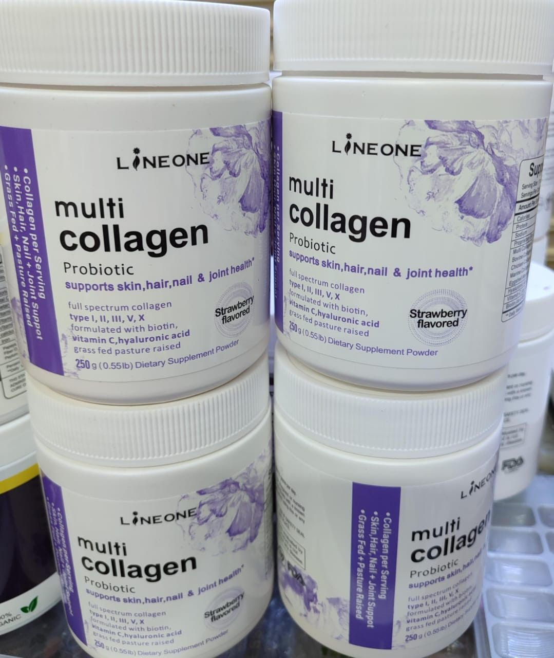 Best price for LineOne Multi Collagen Probiotic Powder With Biotin ...
