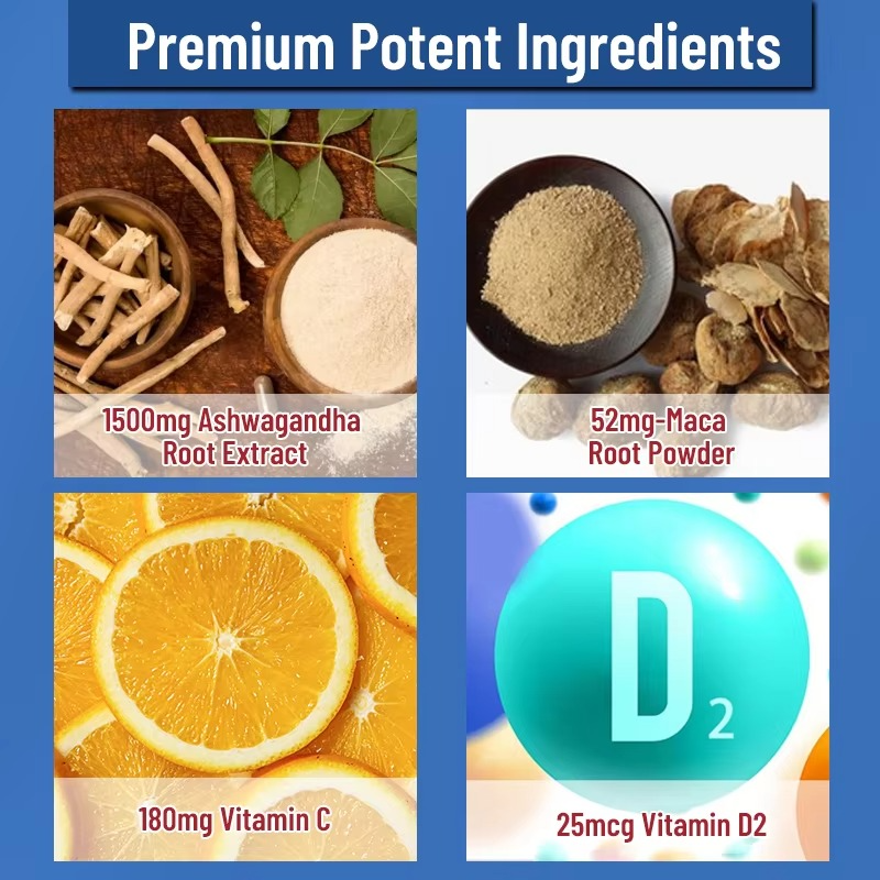 Best price for Ashwagandha Maca Gummies Improve Sleep Boost Mood ...