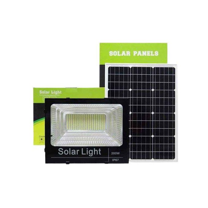 Best price for Solar Light 200 Watt Solar Outdoor Floodlight With An ...