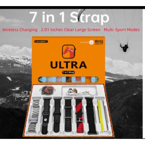 Best price for ULTRA Smart Watch 7 IN 1 Strap Set Color-Multicolor ...