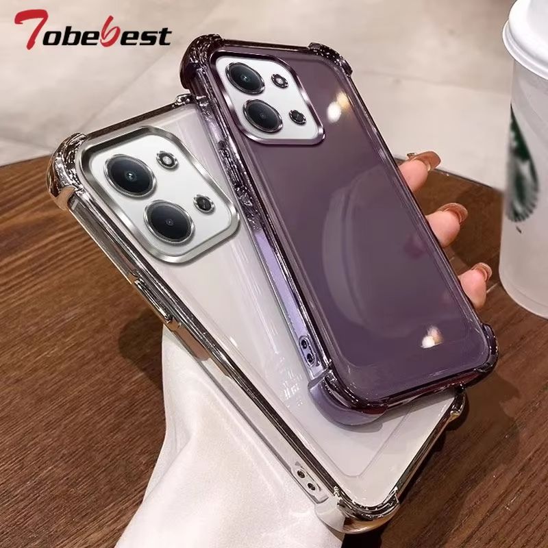Best price for Clear Transparent Shockproof Plating Silicone Case For ...