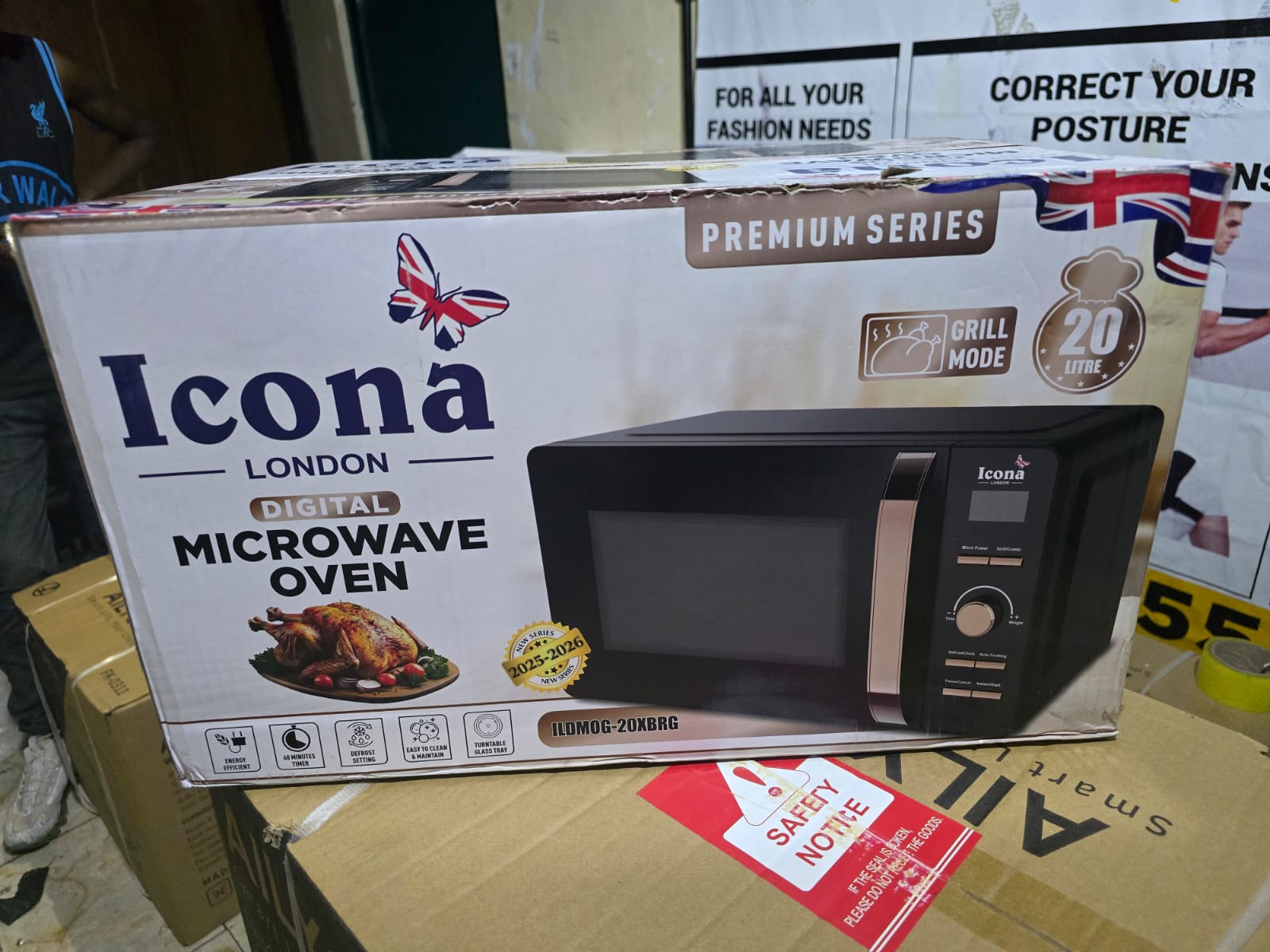 Best price for ICONA 20 Litres digital microwave with grill - Defrost ...