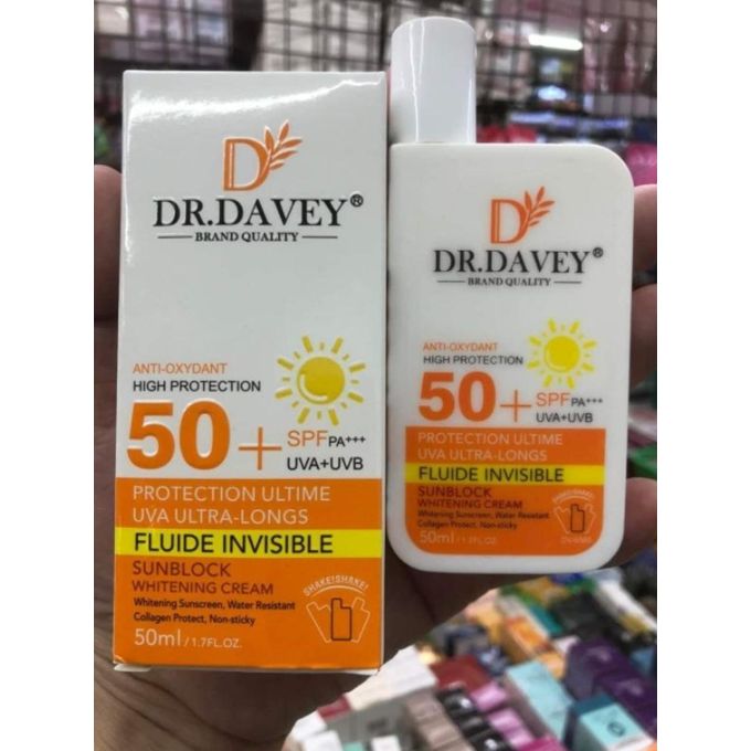 Best price for Dr. Davey Sunscreen SPF 50+ UV Protection Collagen ...