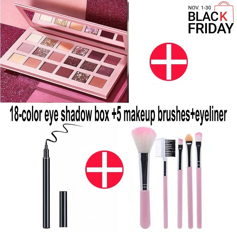 Best price for 18 color eye shadow palette + eyeliner + 5 makeup ...