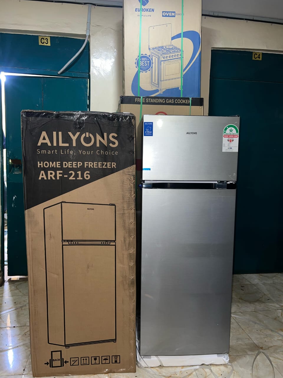 Best price for 216 LITRES AILYONS DOUBLE DOOR REFRIGERATOR - Double ...