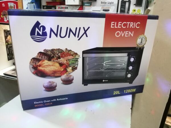 Best price for NUNIX 20 L ELECTRIC OVEN WITH ROTISSERIE FUNCTION - It ...