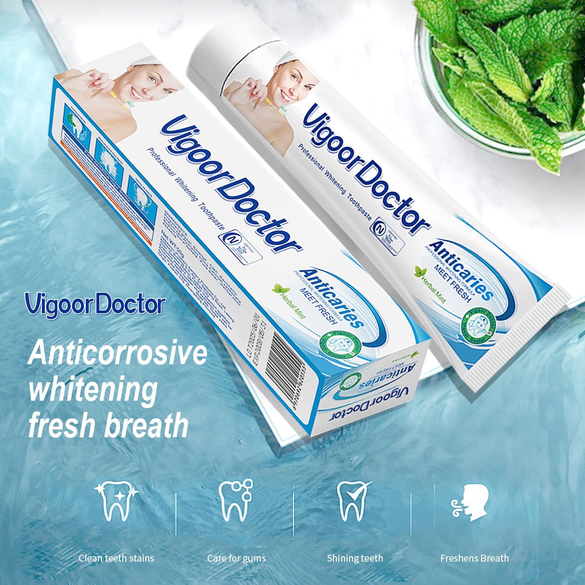 Best price for Vigoor Doctor Triple Action Toothpaste: Ultimate ...