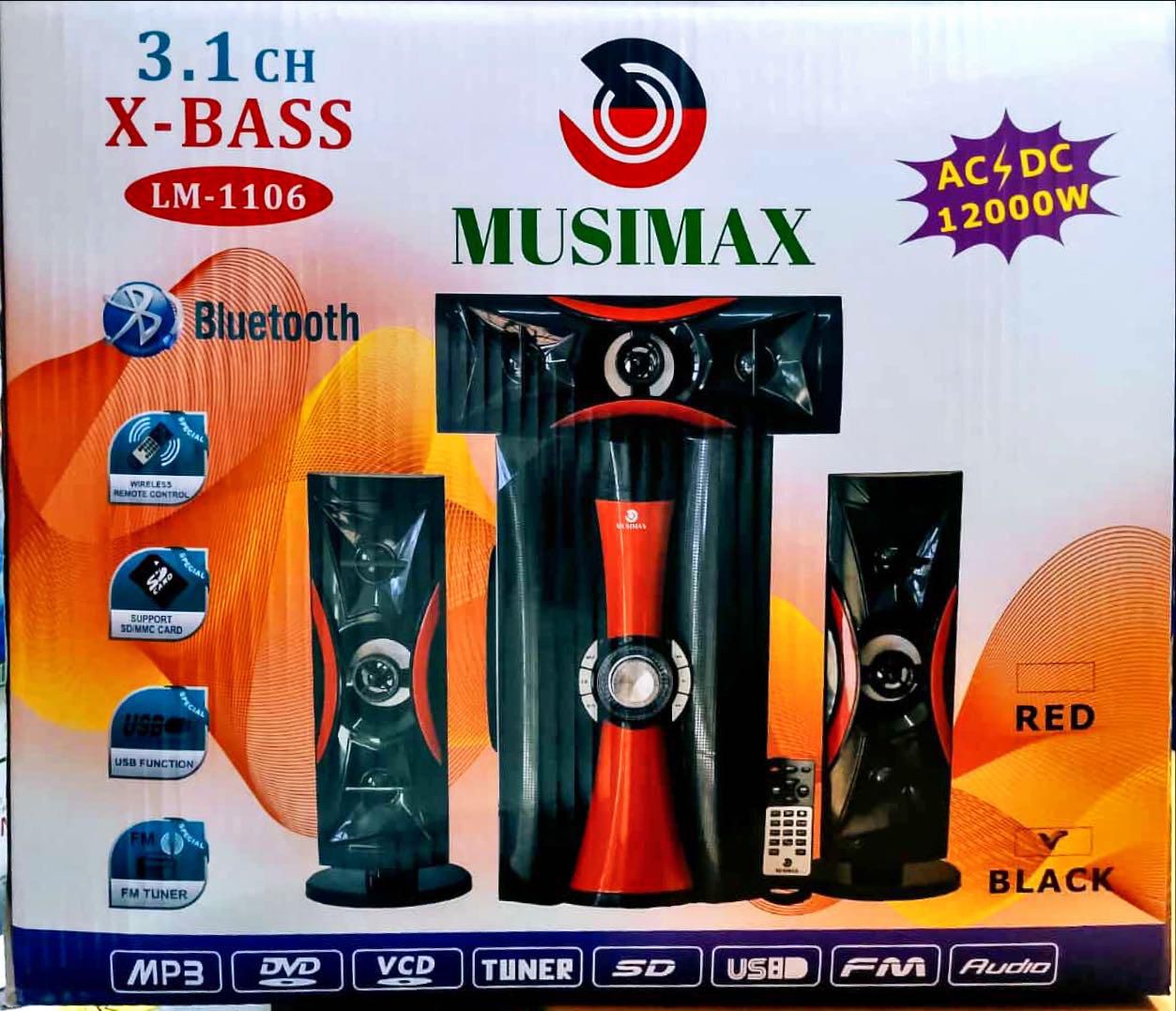 Best price for Musimax LM-1106 3.1 Channel X-Bass Speaker System with ...