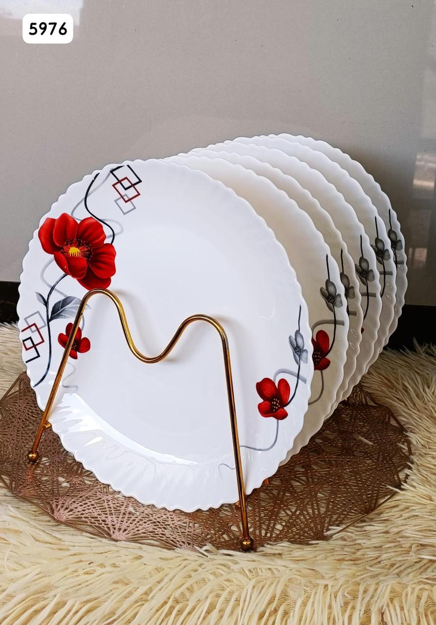 Best price for 10.5 ceramic plates 6 pcs These modern plates create an ...