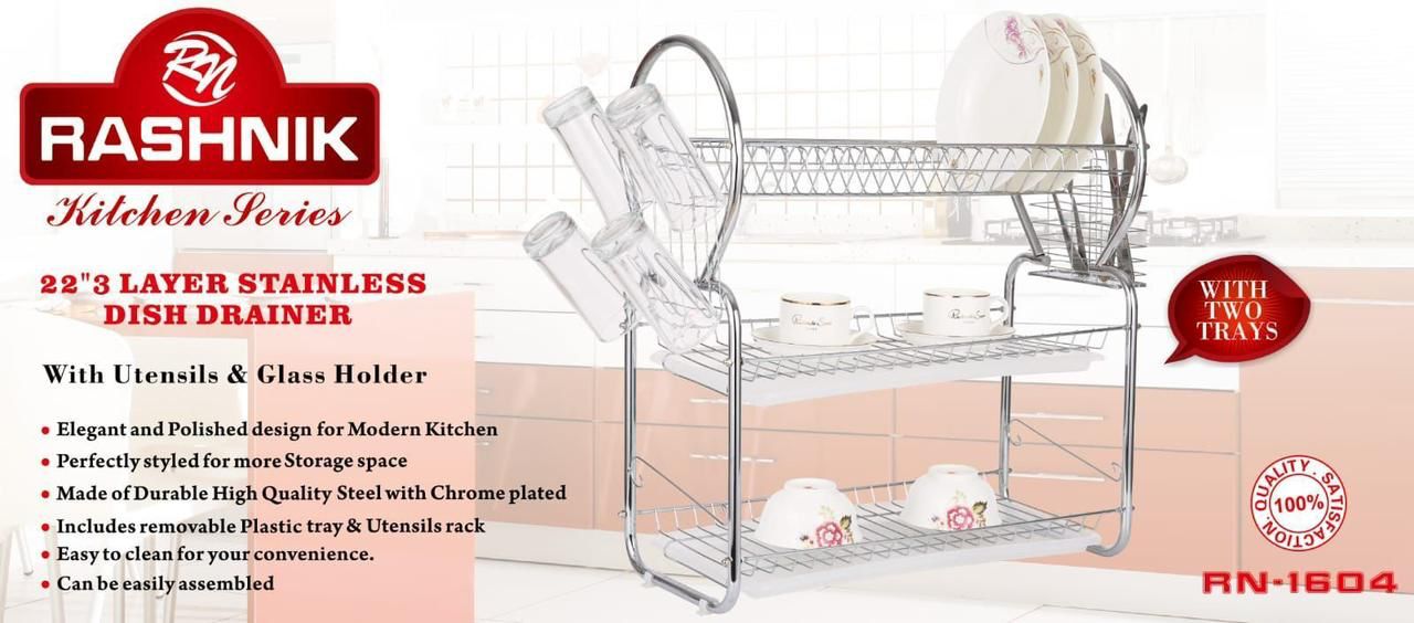 Best price for 3 tier Rashnik Dish Rack Color-as picture Size-as ...