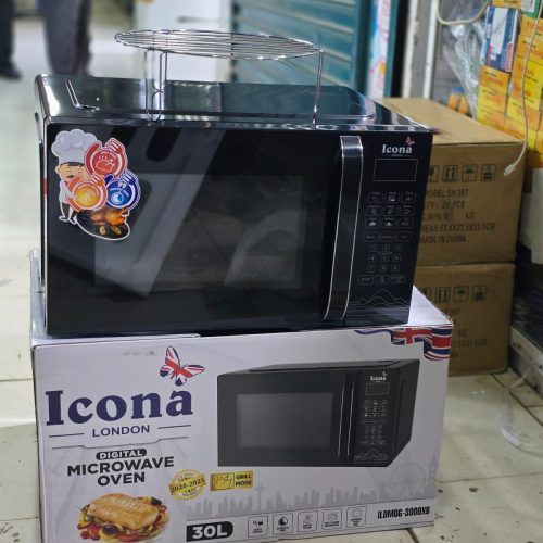 Best price for 30 LITRES ICONA DIGITAL MICROWAVE WITH GRILL, 900 W ...