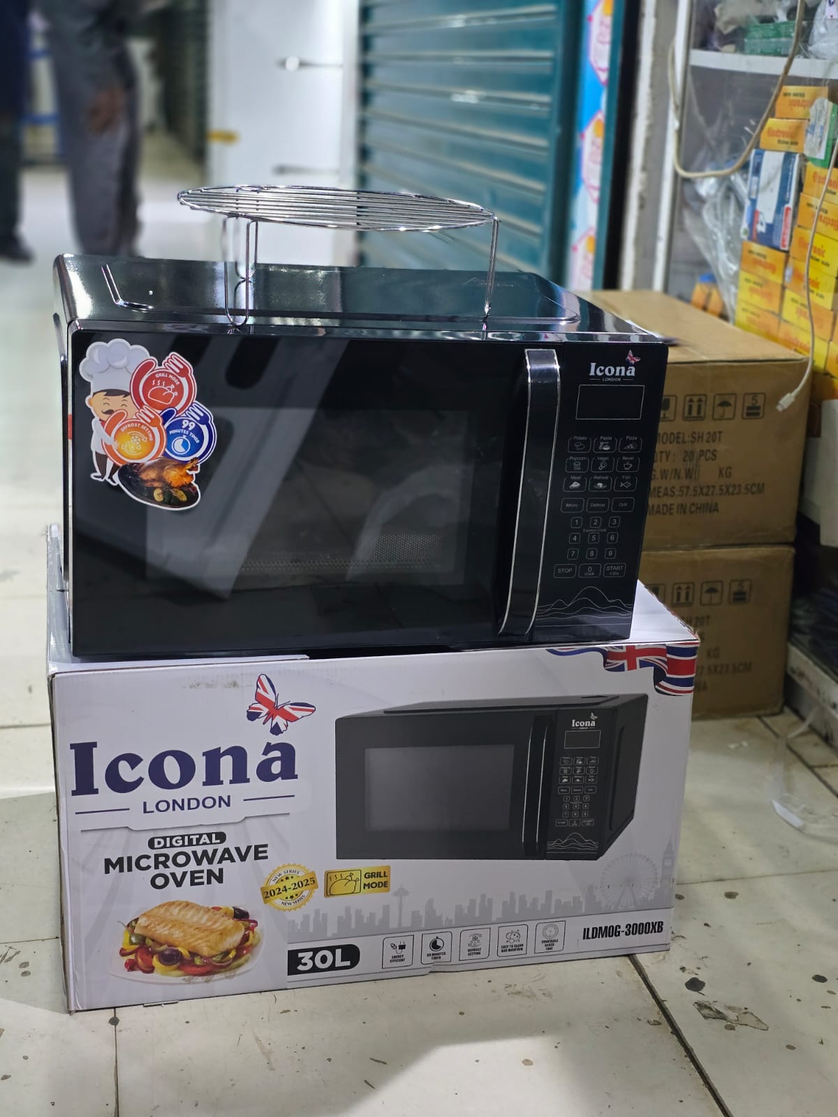 Best price for 30 LITRES ICONA DIGITAL MICROWAVE WITH GRILL, Perfect ...
